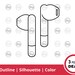 Earbuds SVG Wireless Earbuds Svg, Wireless Headphones Svg, Bluetooth ...