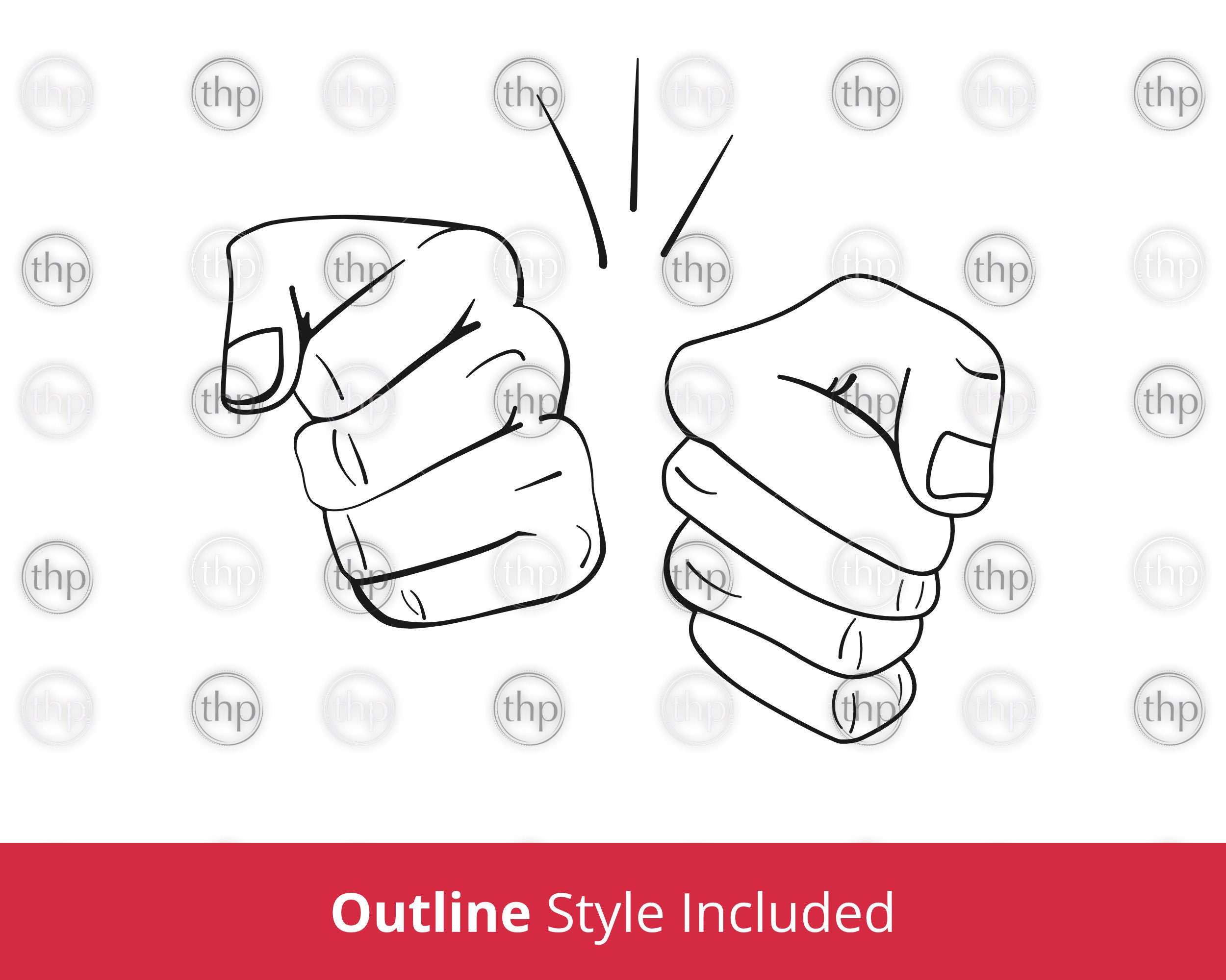 Fist Bump SVG Fist Svg Black Fist Svg Fists Svg Knuckles - Etsy Hong Kong