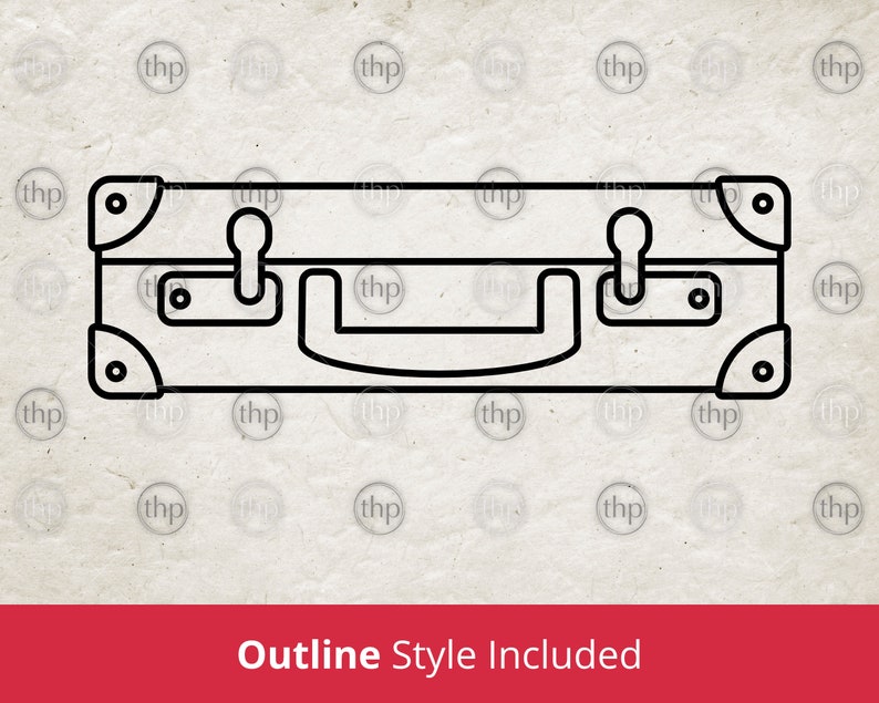 Briefcase SVG Suitcase Svg Luggage Svg Bag Svg Travel - Etsy