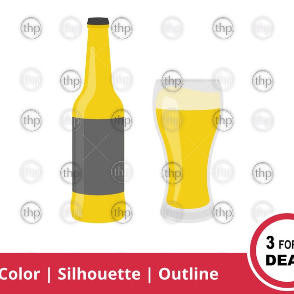 Beer Bottle Svg - Etsy