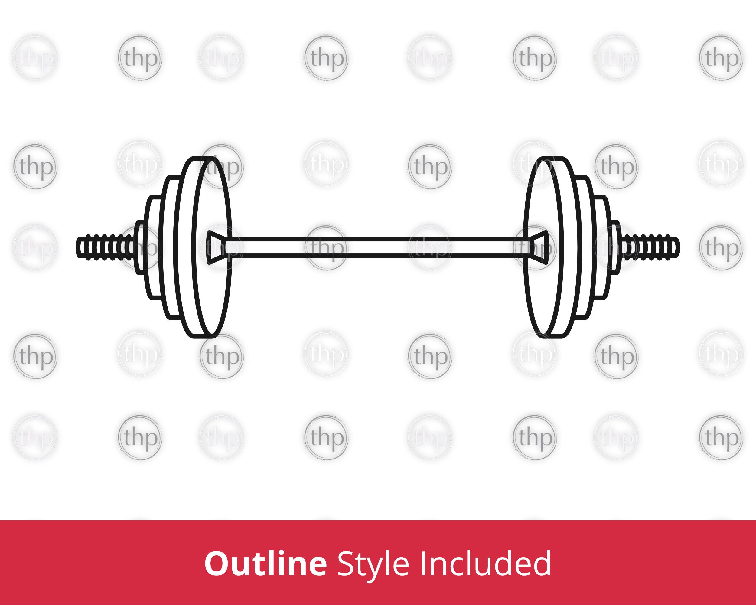 Barbell SVG Gym Svg Weight Lifting Svg Body Building Svg | Etsy