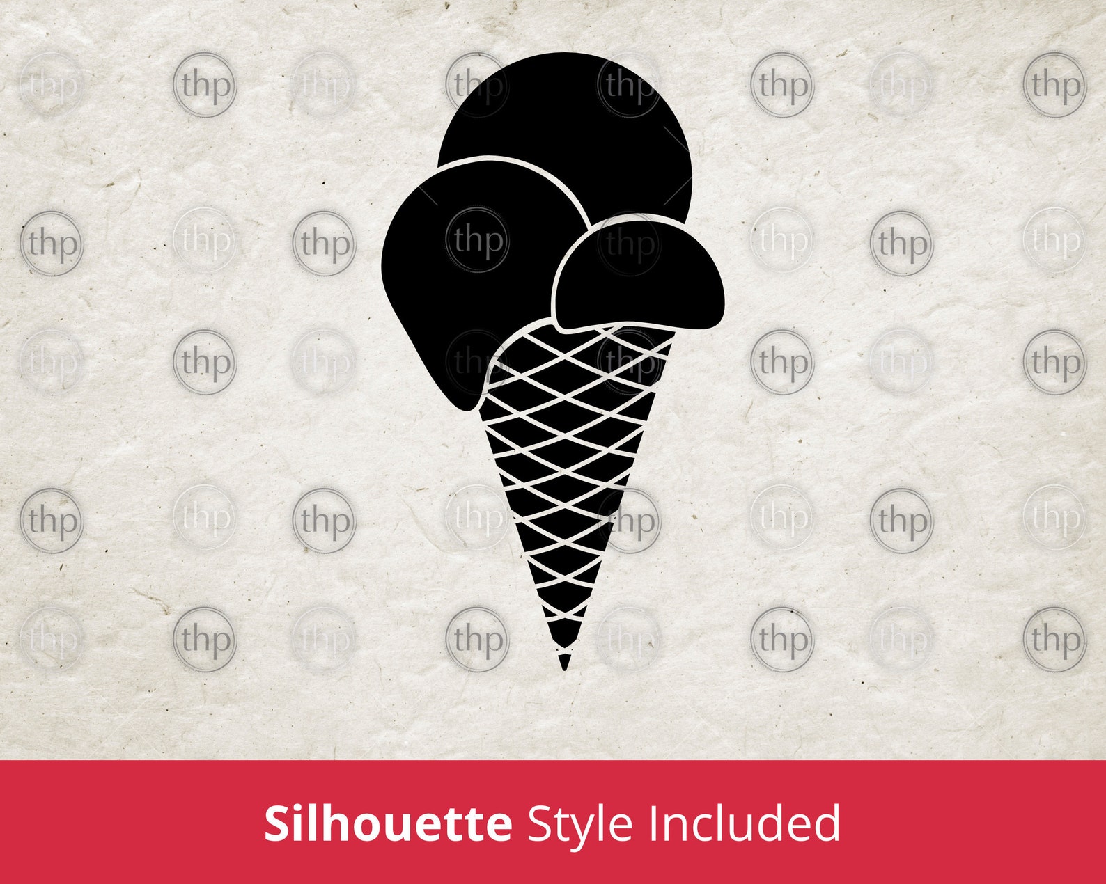 Ice Cream Cone SVG Ice Cream Svg Gelato Cone Outline Svg - Etsy