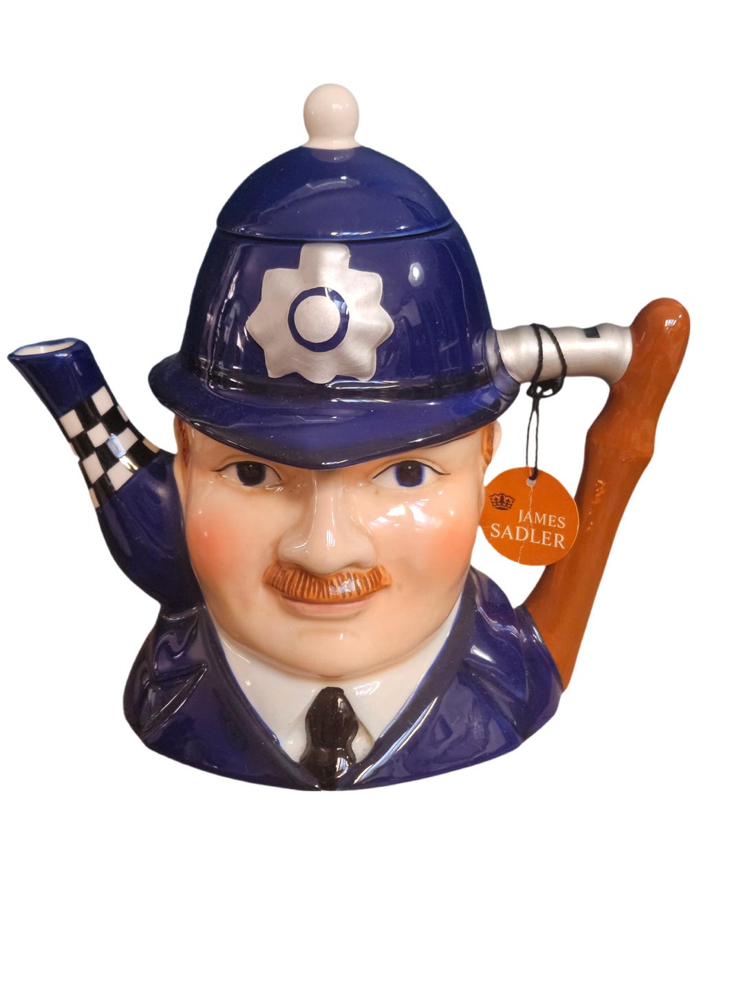 Vintage Sadler England Policeman / Bobby Ceramic Teapot New - Etsy