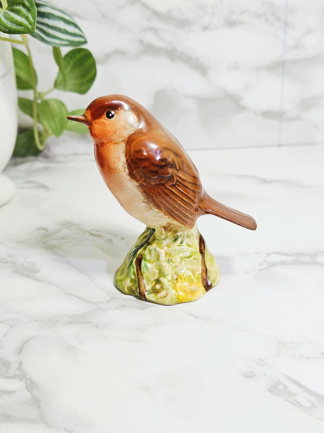 Vintage Beswick Signed Robin Figurine - Etsy