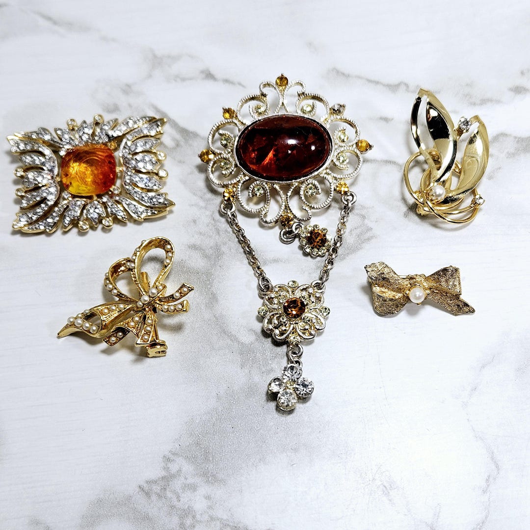 Vintage Assorted Signed Butler Jewelry Brooches - Etsy