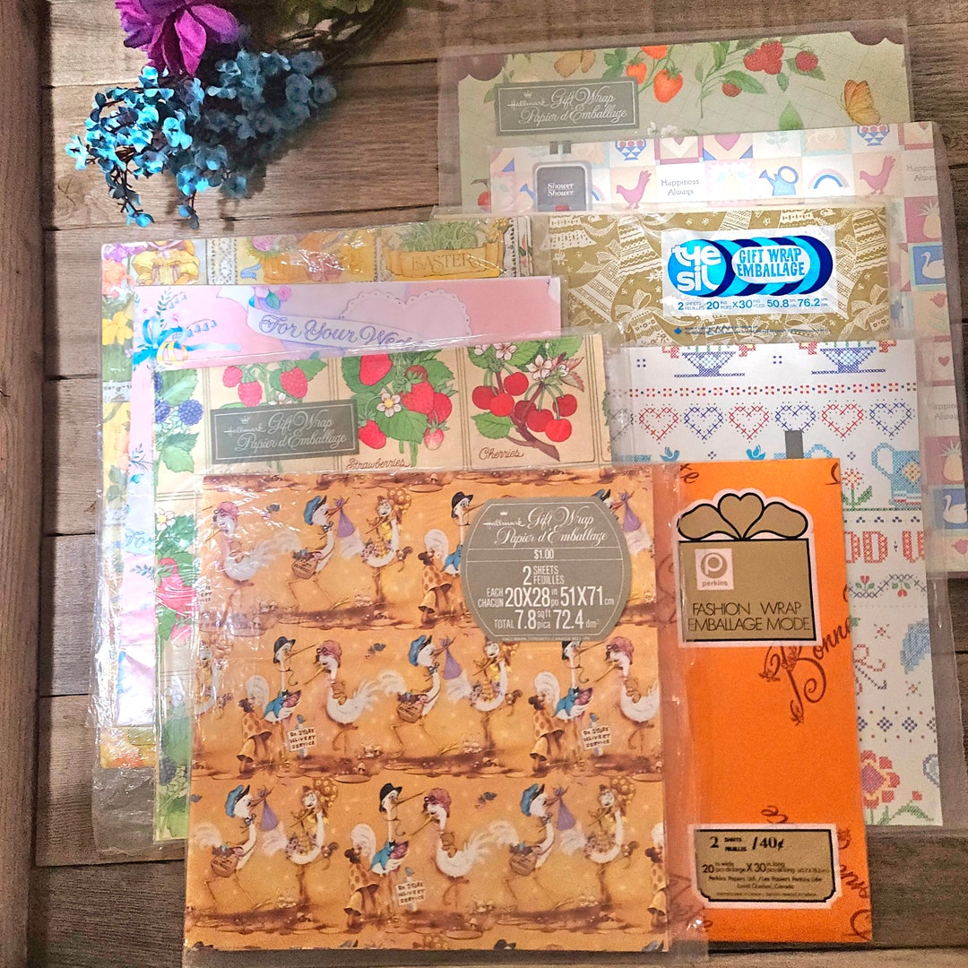 Vintage Super Ugly Gift Wrap Paper. New - Etsy