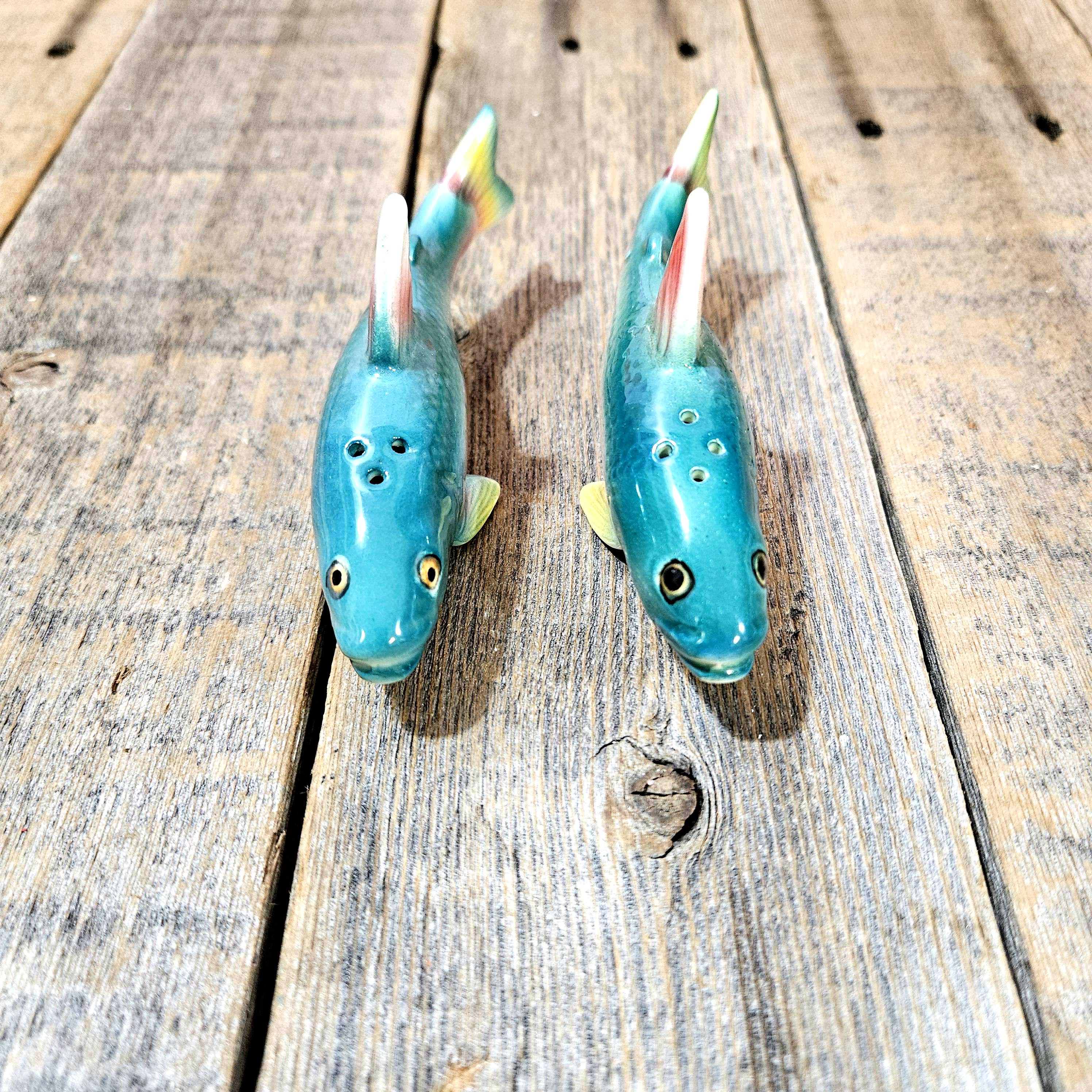 Vintage Japan Ceramic Angel Fish Salt and Pepper Shakers - Etsy