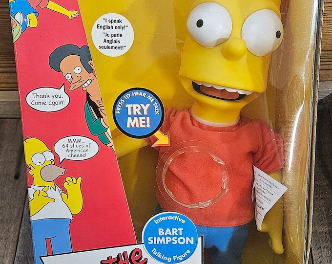 Vintage Interactive Bart Simpson Talking Figure Sealed - Etsy