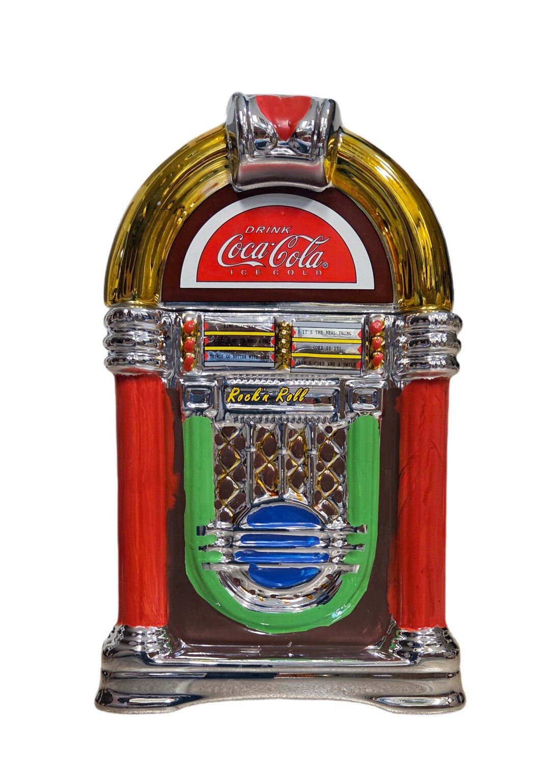 Coca-cola Jukebox Cookie Jar With Box by Gibson - Etsy