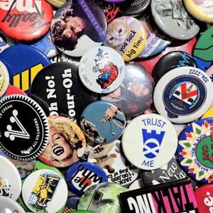 Random Mini Button Pinback Pins for Backpacks Book Bags Collections - Etsy