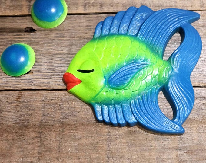 New Vintage Miller Studio Chalkware Ceramic Wall Hanging Fish - Etsy