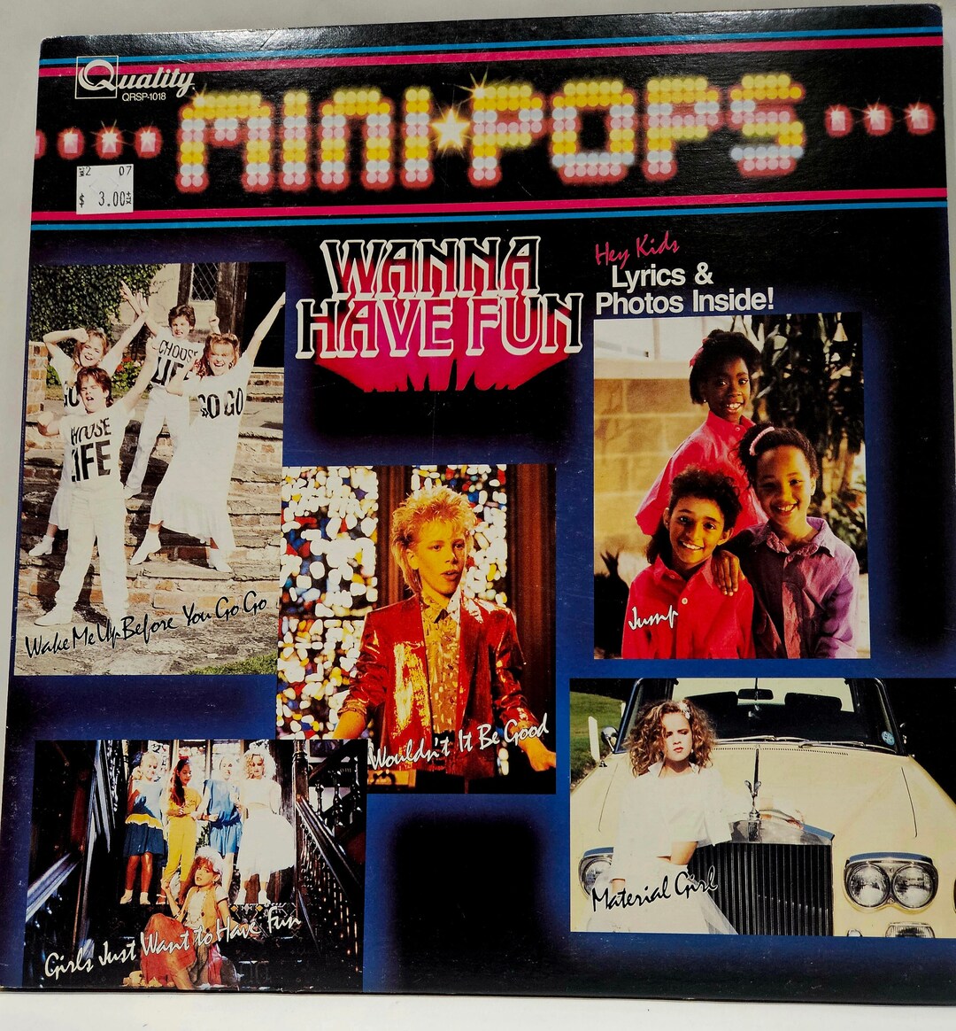 Vintage Mini Pops Record wanna Have Fun EC - Etsy