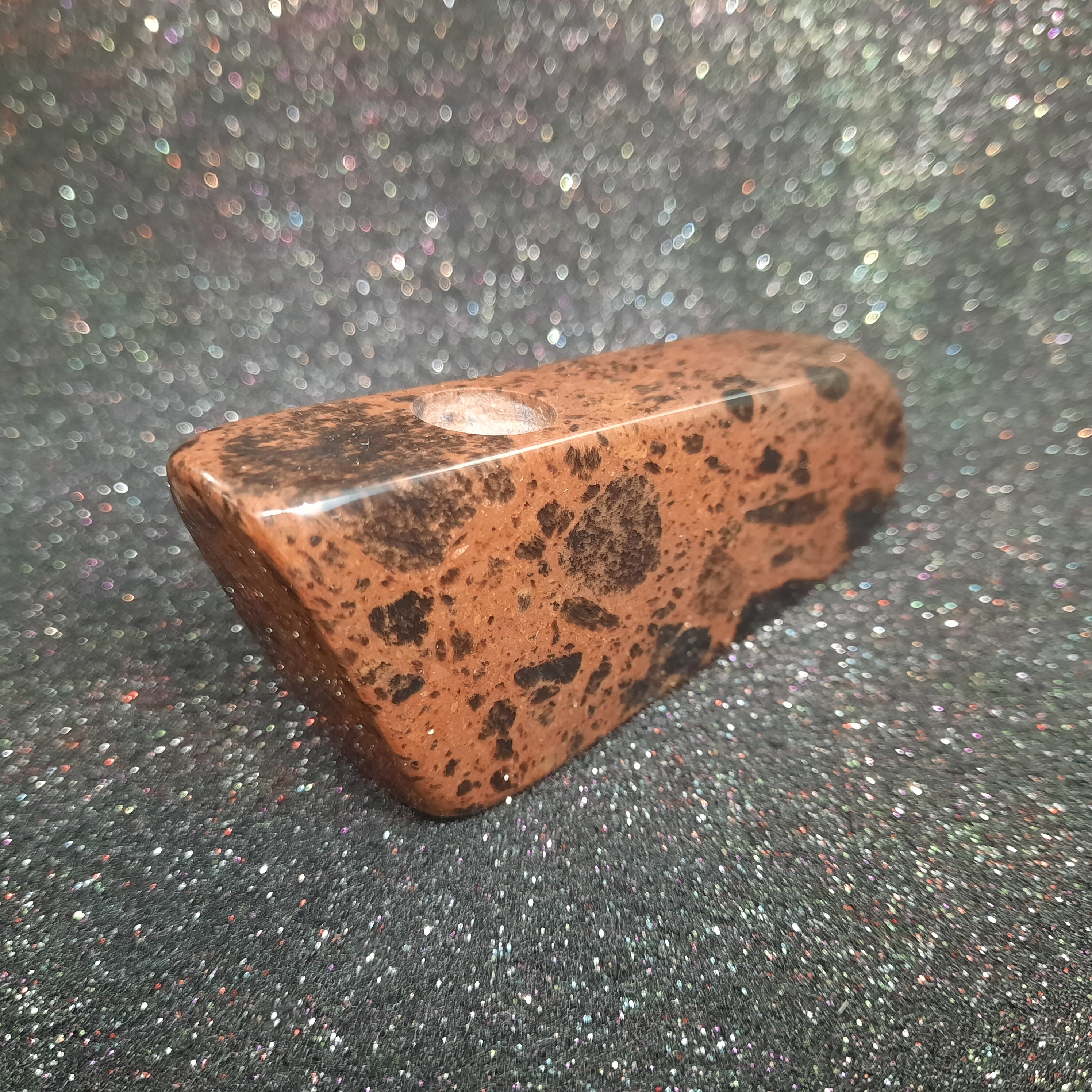 Leopard Skin Obsidian Pipe - Etsy