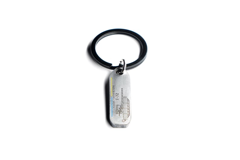 Brutal Tank Keychain - Military Collection T72, Authentic Armor Piece ...