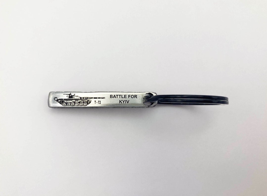 Recycled Russian Tank Skin Military Keychain - Personalized Gift From ...