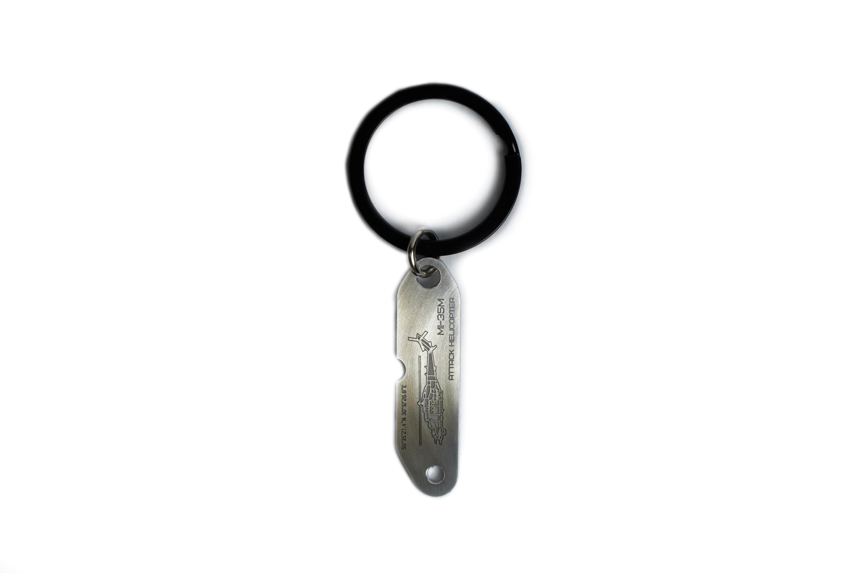 MI35 Helicopter Keychain - Combat Aircraft Trophy, Military Collection ...