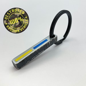 Made of Tank Unique Ukrainian Flag Keychain: A Symbol of Strength From ...