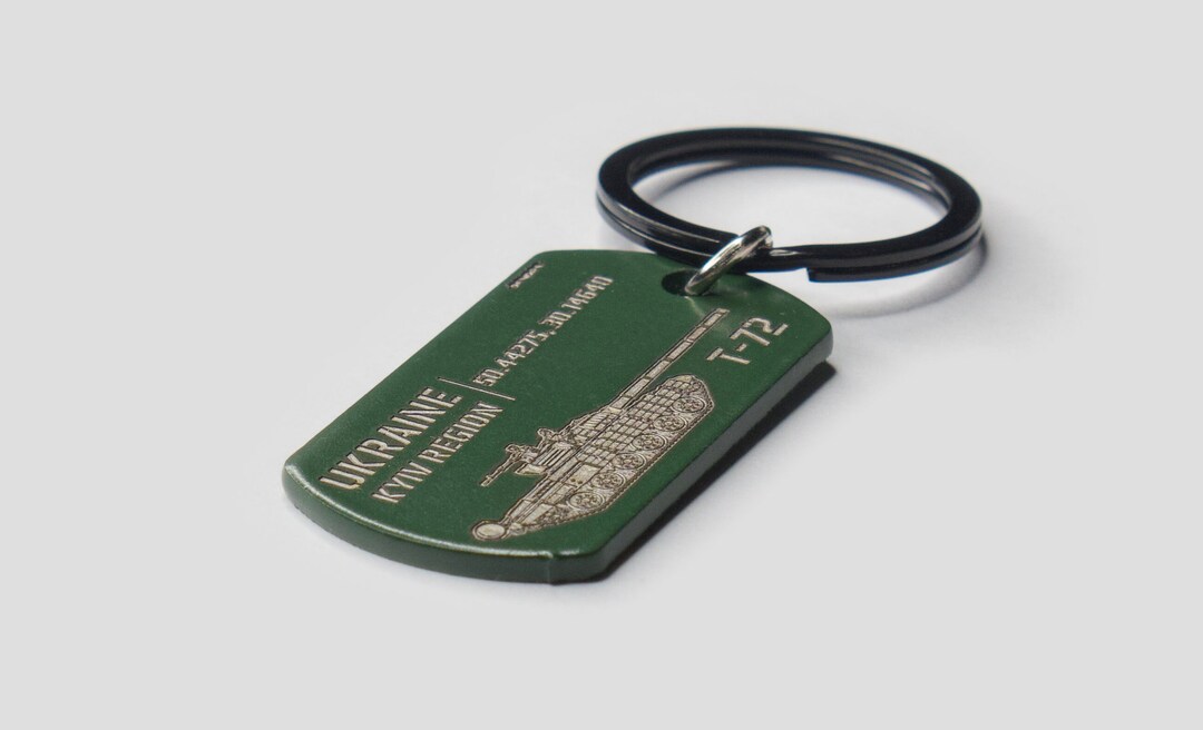 Masculine Keychain for Men: Authentic Ukraine War Trophy - Recycled ...