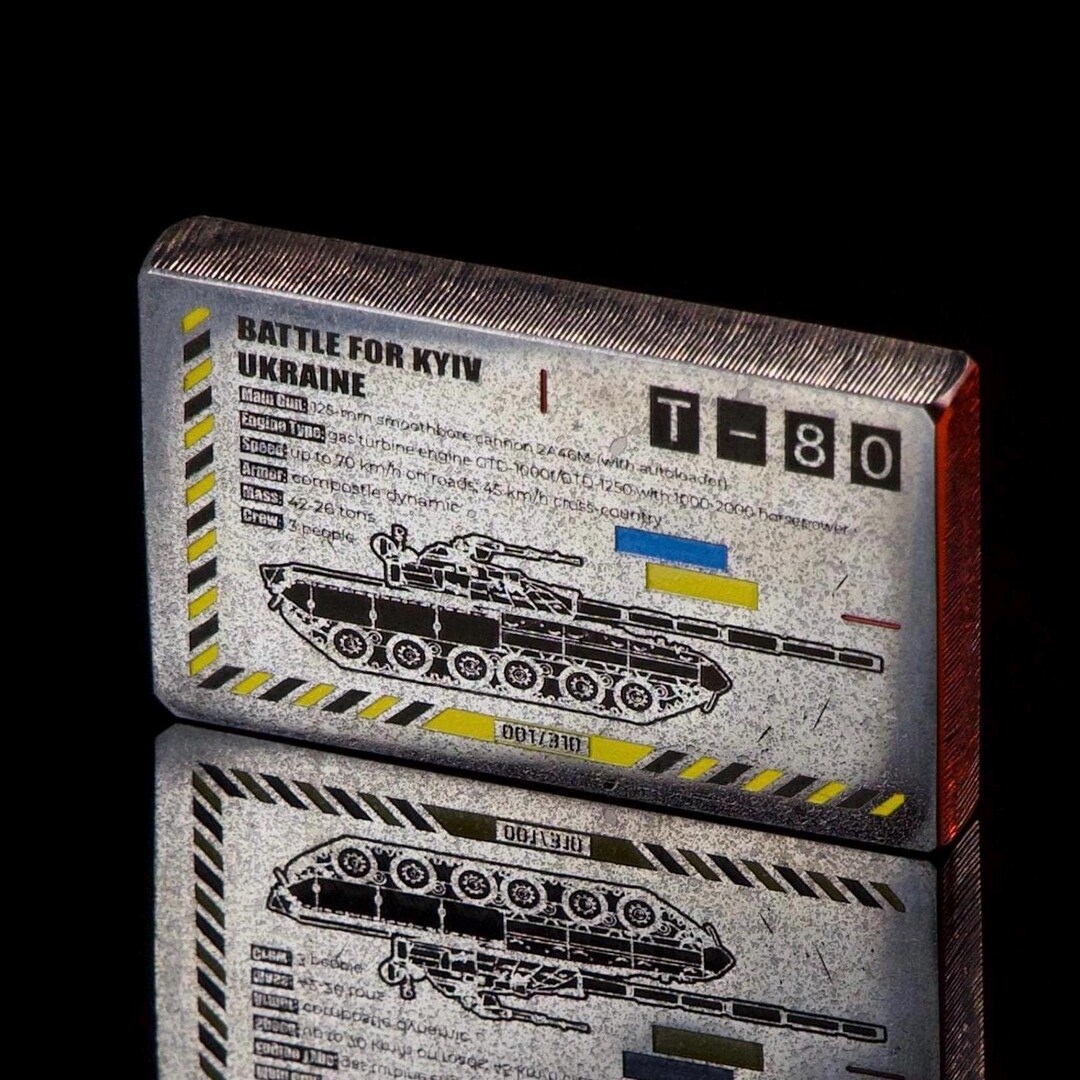 Ukrainian Challenge Coin: Brutal Token Crafted From Recycled Russian ...