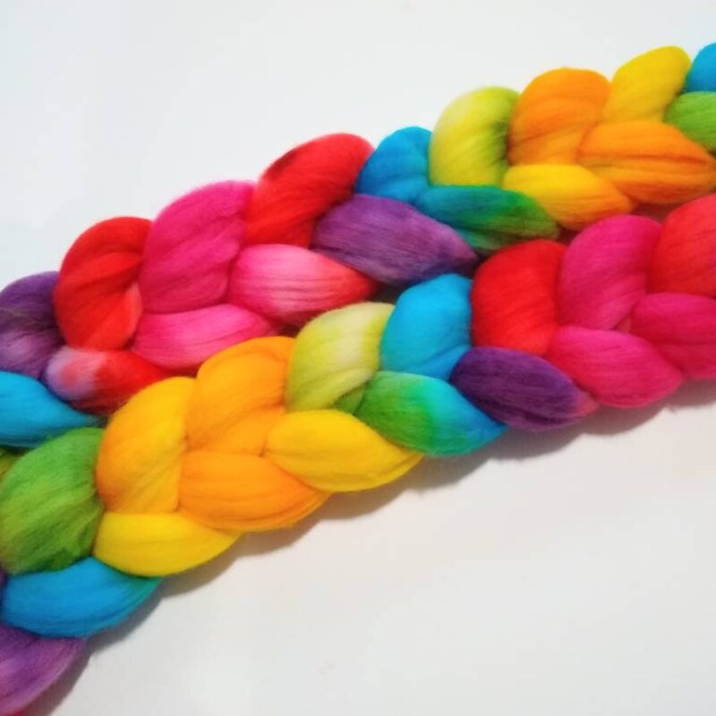 Hand Dyed Roving - Etsy