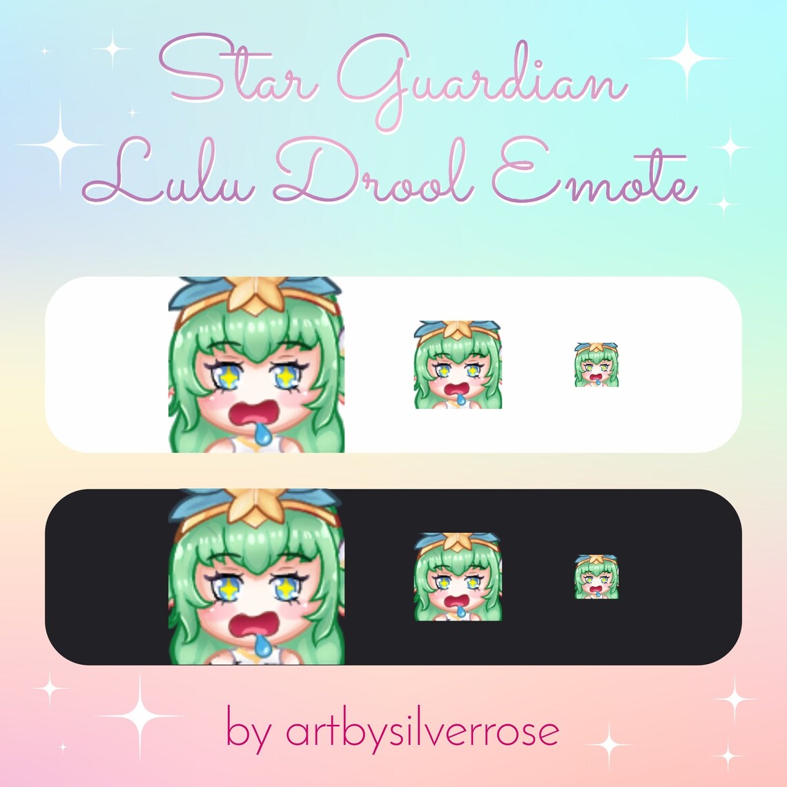 Starguardian Lulu Drool Premade Twitch/discord Emote - Etsy