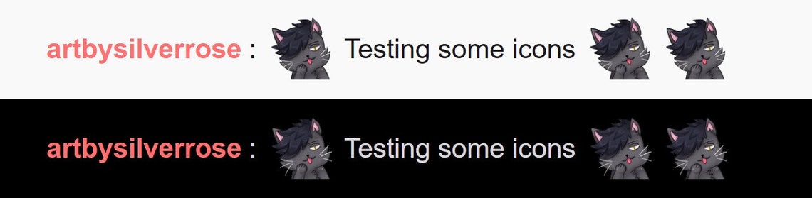Kuroo Cat Face :3c Twitch/discord Emote - Etsy