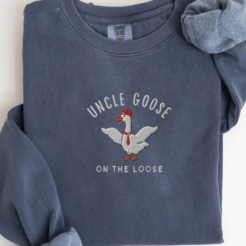 Uncle Embroider Sweatshirt - Etsy