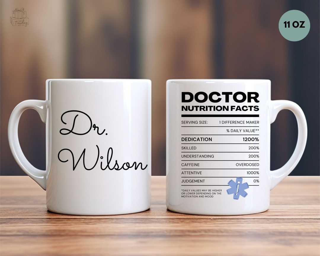 Custom DR Mug, Medical School Grad Gift, Doctor Appreciation ...