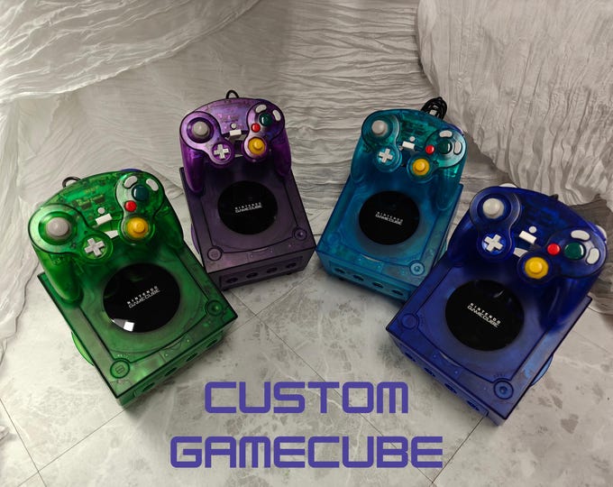 Custom Case Modded Nintendo Gamecube Console – Translucent Case ...