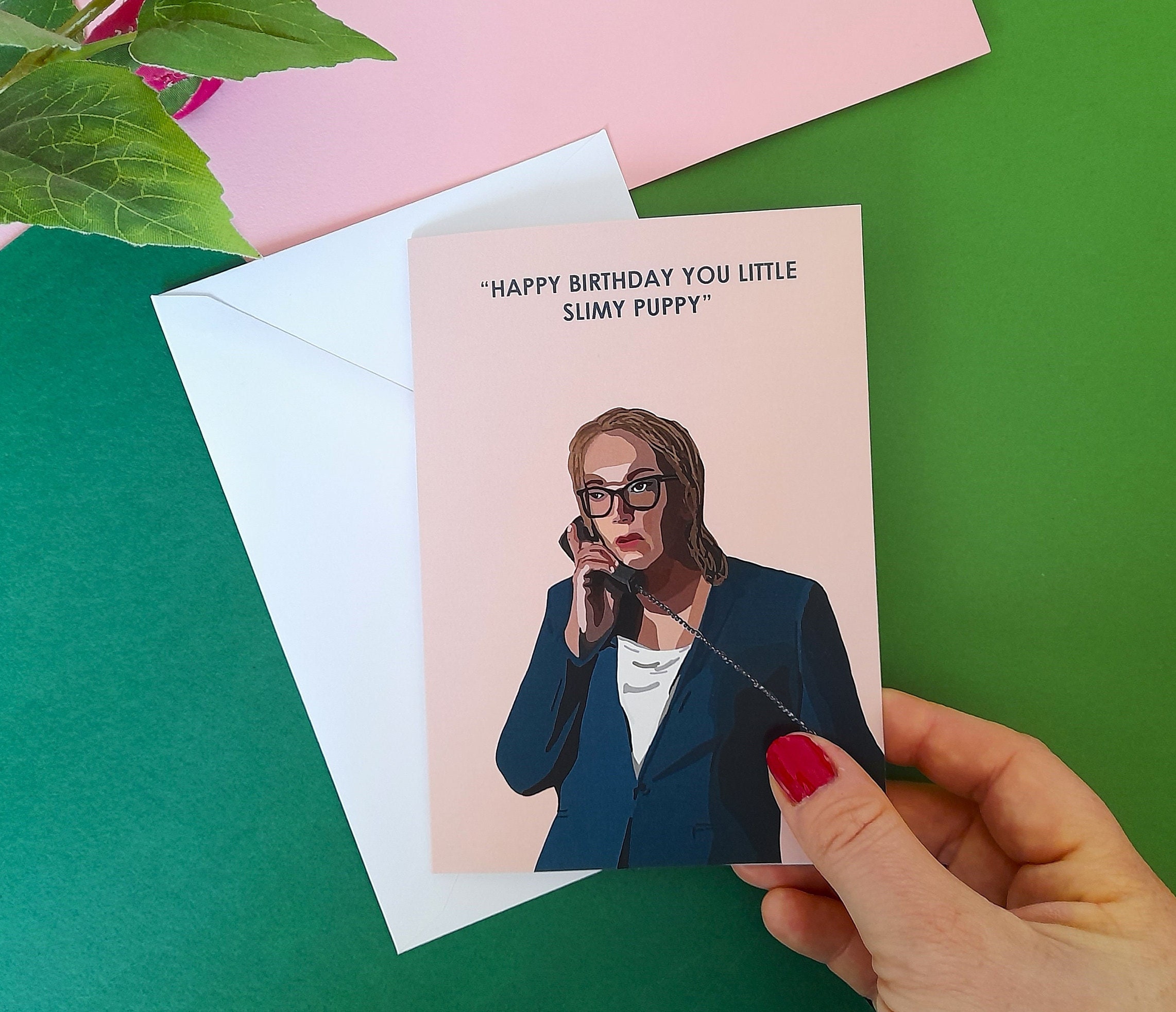 Succession Birthday Card Illustrated Funny Greeting Card - Etsy UK