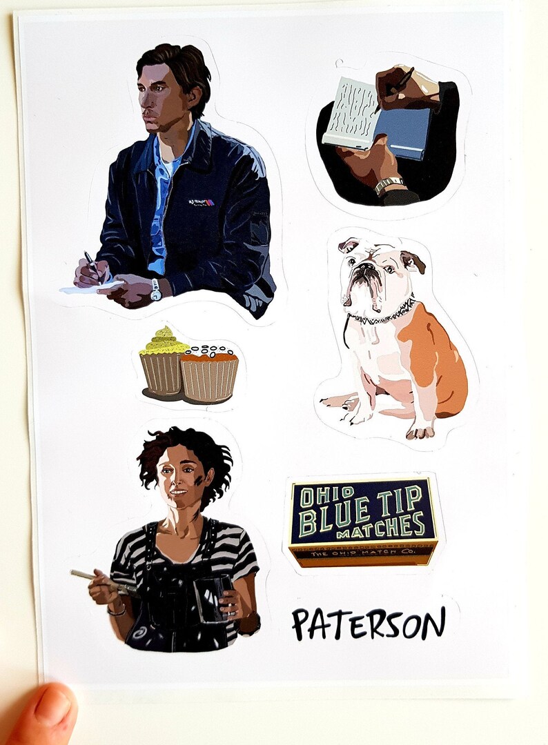 Paterson Movie Sticker Set Adam Driver / Golshifteh Farahani - Etsy
