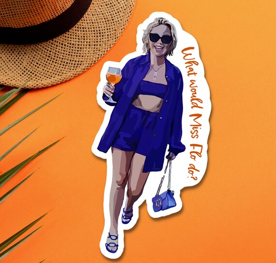 Miss Flo Sticker Florence Pugh Don't Worry Darling - Etsy