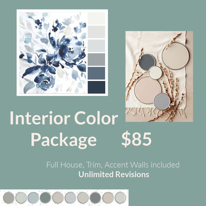 Paint Palette Interior Design - Etsy