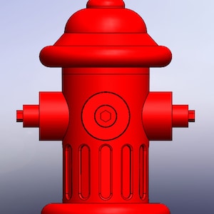 Mini Fire Hydrant Jar With Screw-on Lid | 3D Print STL File Only | Fire ...