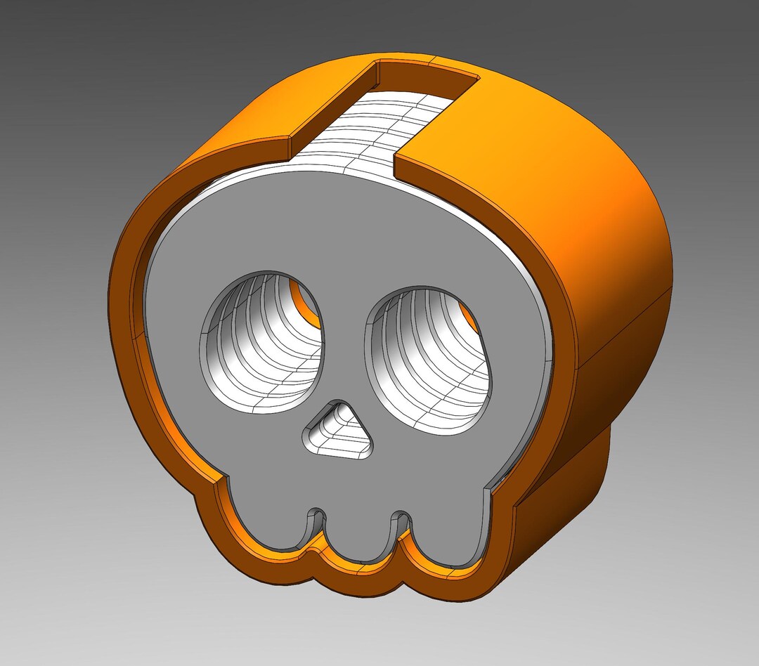 Cute Halloween Skull Coaster Set | Autumn Decor | 3D Print STL File ...
