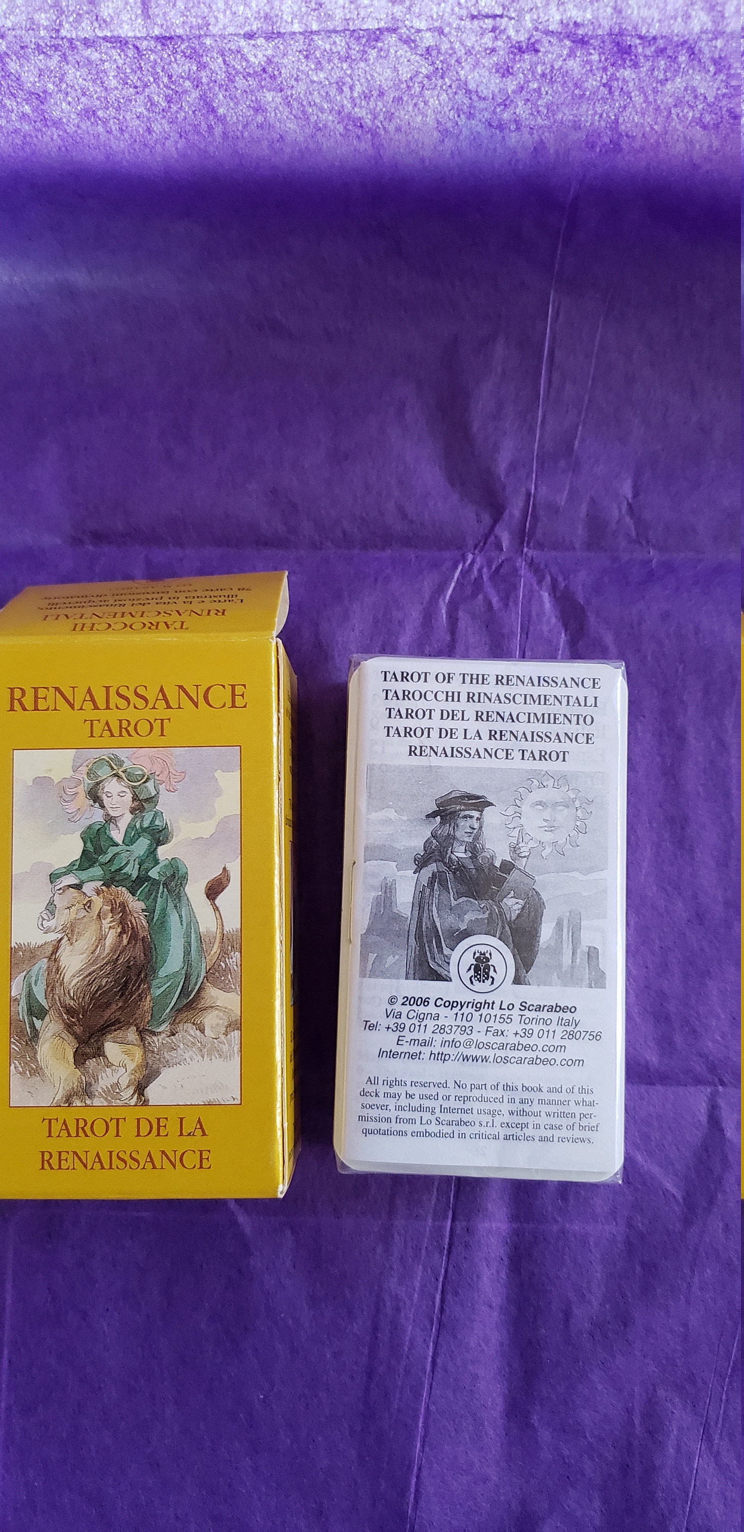 TAROT of the RENAISSANCE Mini Tarot cards RENAISSANCE Tarot | Etsy