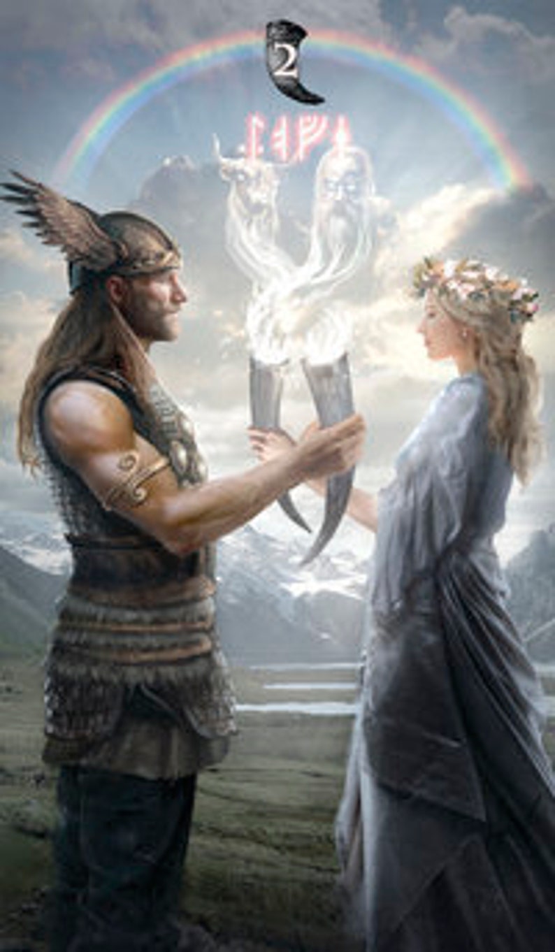 Runic Tarot Tarot Deck Norse Gods Mythology Valhalla - Etsy