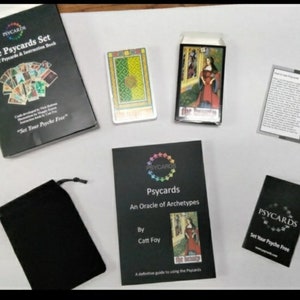 PSYCARDS SET Psy Cards 40-card Deck & Instruction Book - Etsy