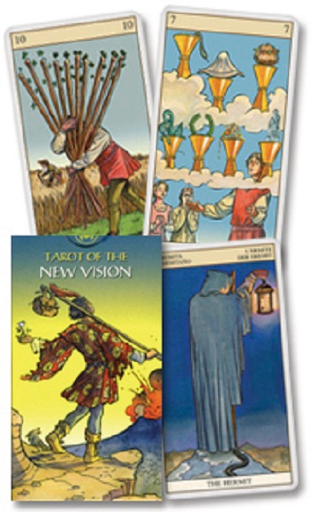 Tarot of the New Vision, Deck and Guidebook, Beginner Tarot, Rider ...