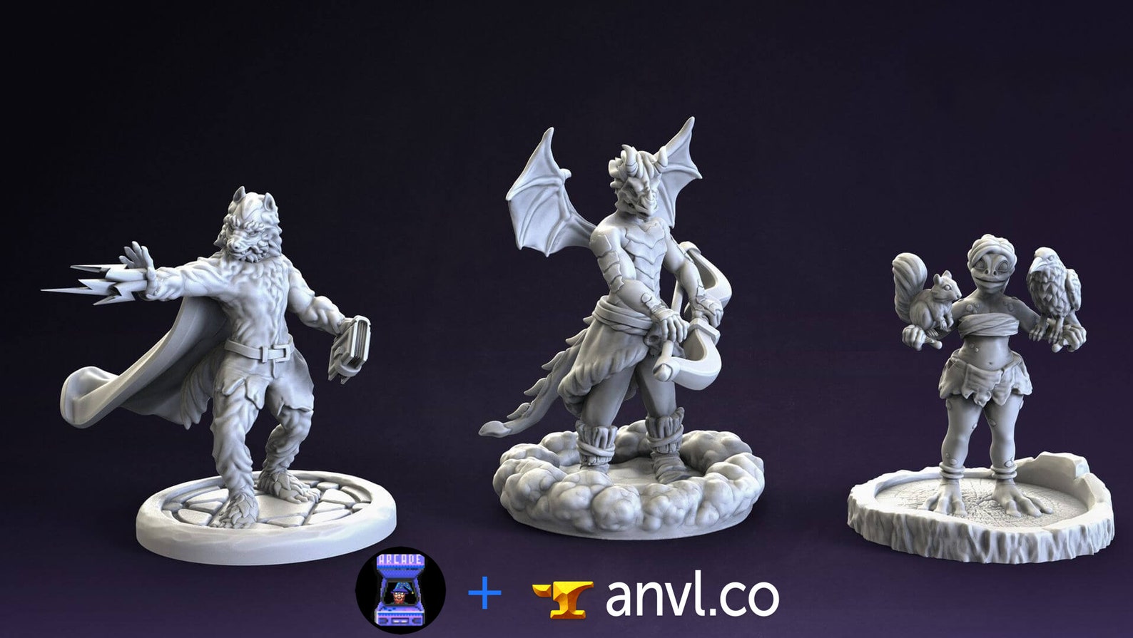 D&D: 3D printed miniatures Dungeons and Dragons. High | Etsy