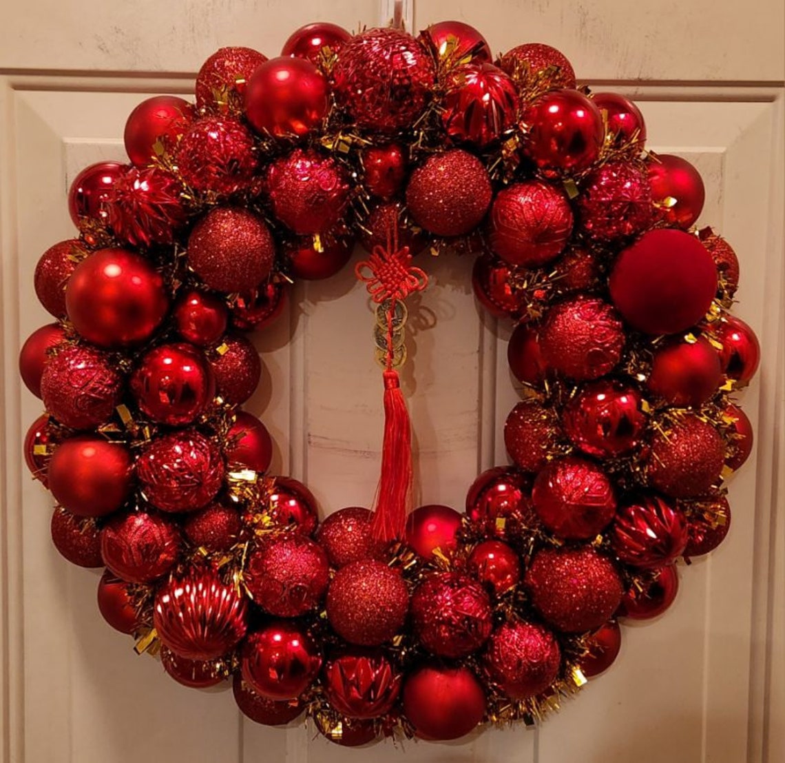 Lucky Coins Lunar New Year Wreath - Etsy