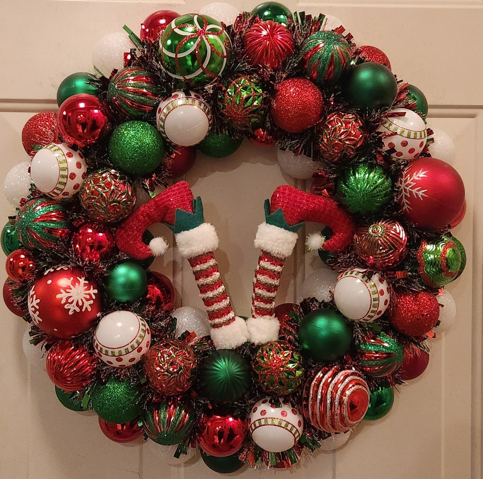Elf Christmas Wreath - Etsy