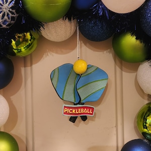 Pickleball Door Wreath - Etsy
