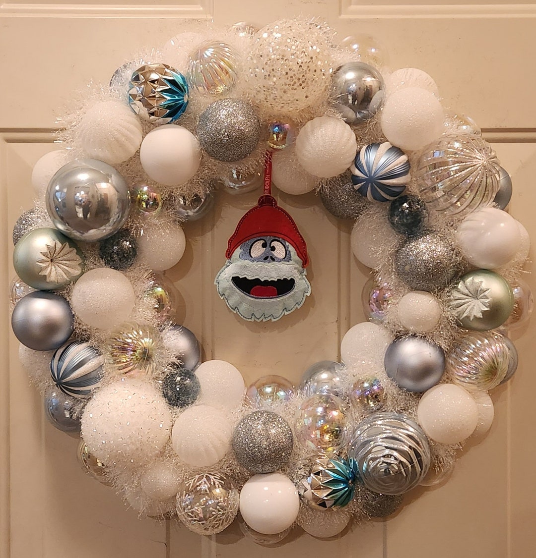 Bumble Yeti Abominable Snowman Wreath - Etsy
