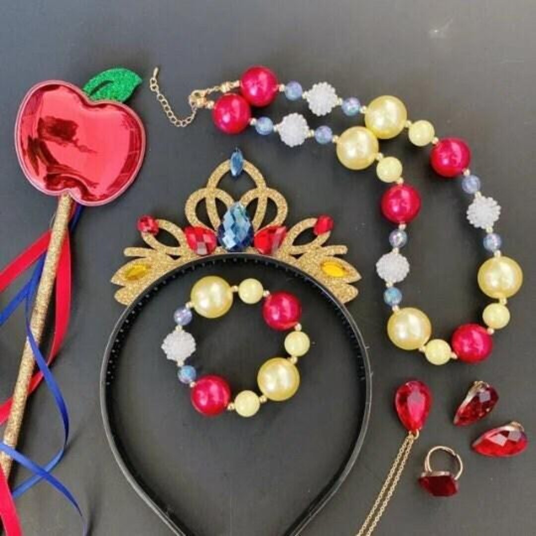 Snow White Crown,snow White Elastic Headband,snow White and the Seven ...