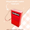 Downloadable Kiki Radio Net Template - Etsy