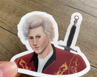 Baldur's Gate 3 Astarion Sticker, Vinyl Sticker, BG3 Sticker - Etsy