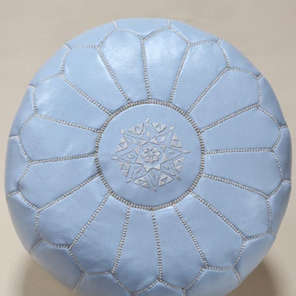 Blue Pouf - Etsy