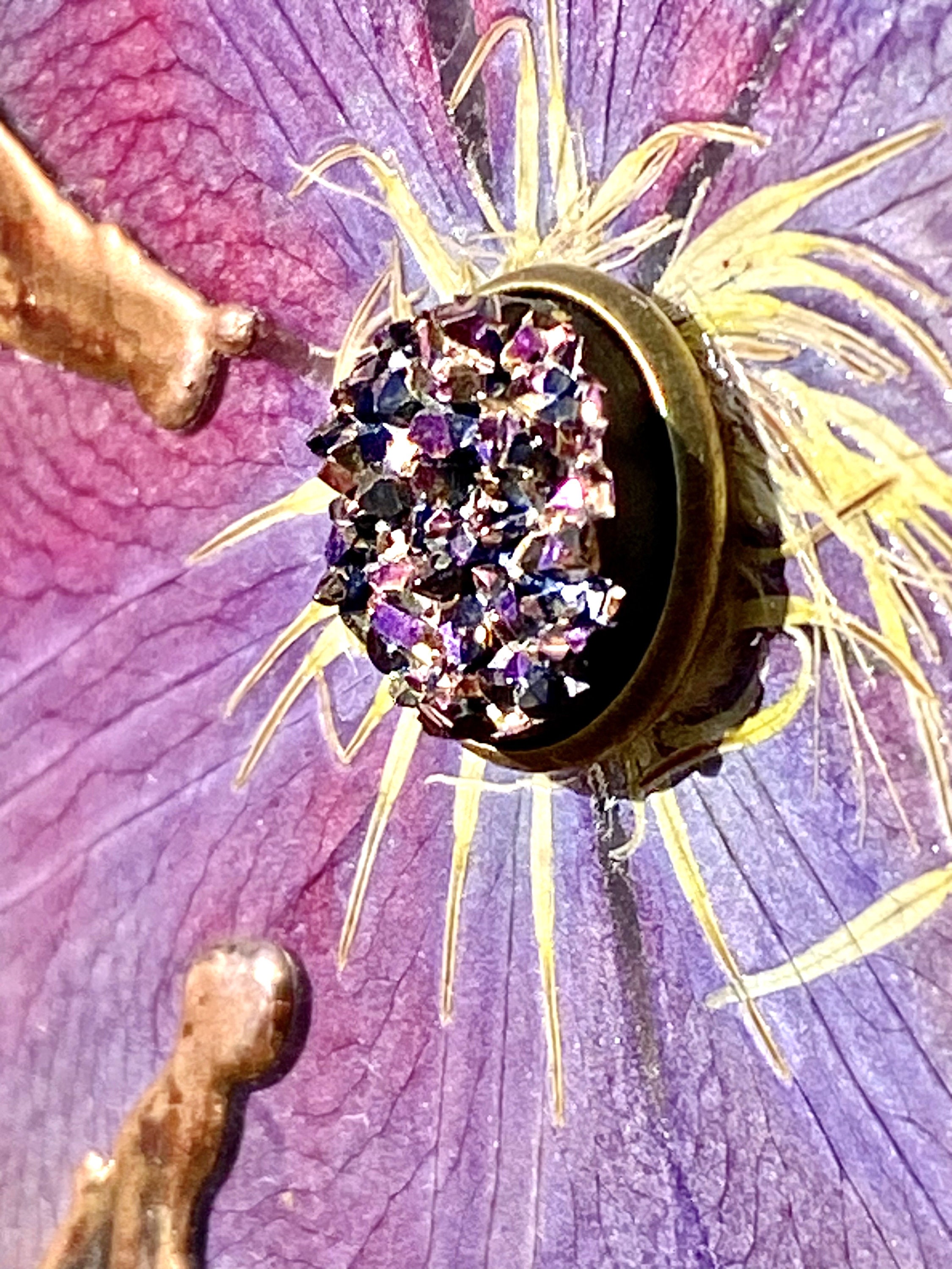 Giant Clematis Flower Necklace - Copper Electroformed - Etsy