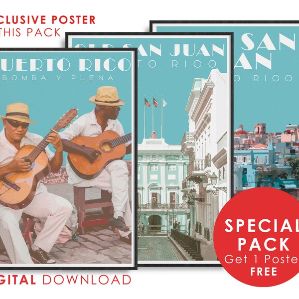 Puerto Rico Poster - Etsy